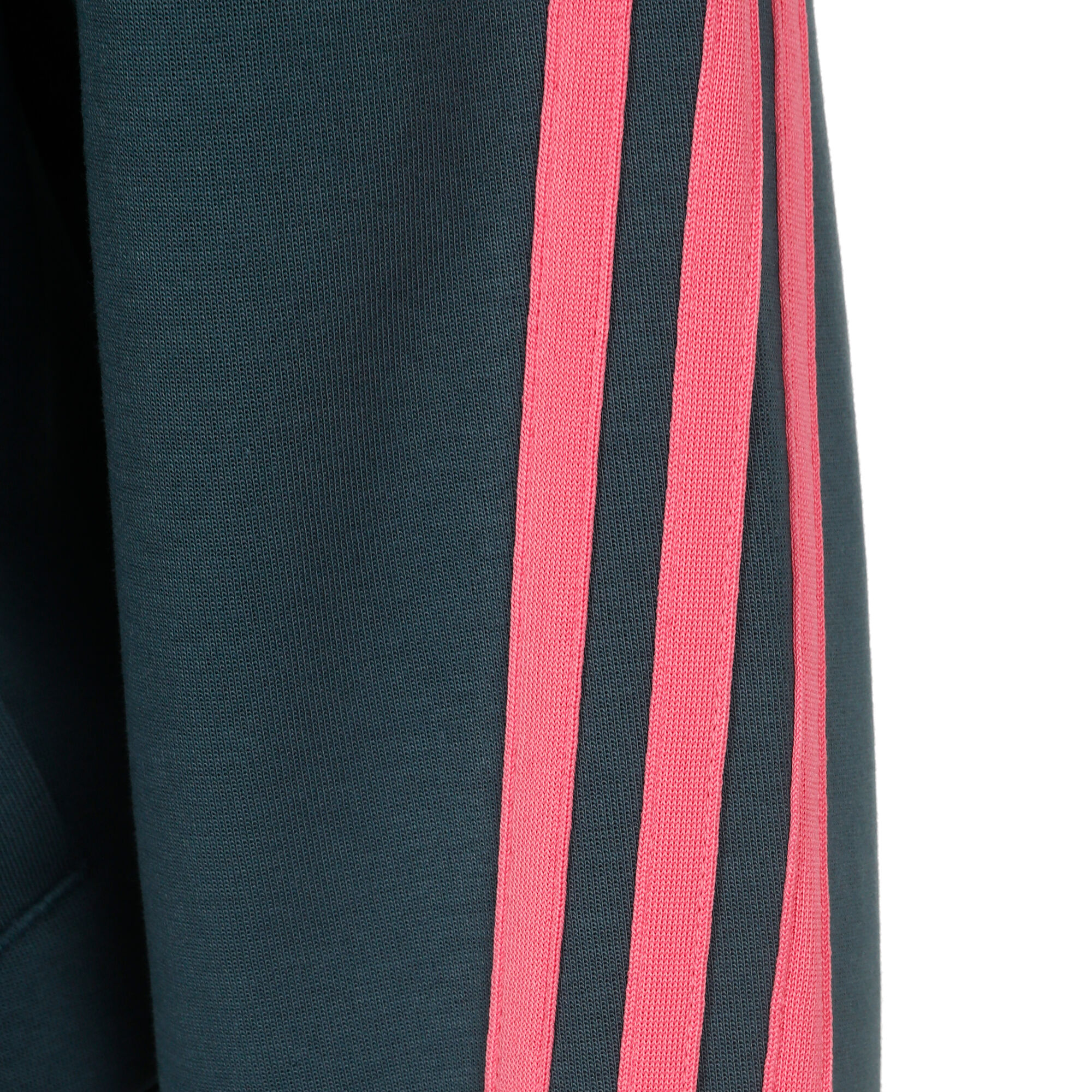 Buy Adidas Linear French Terry Zip Hoodie Women Dark Grey Pink Online