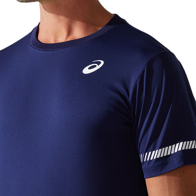 buy Asics T-Shirt Men - Dark Blue, White online | Tennis-Point