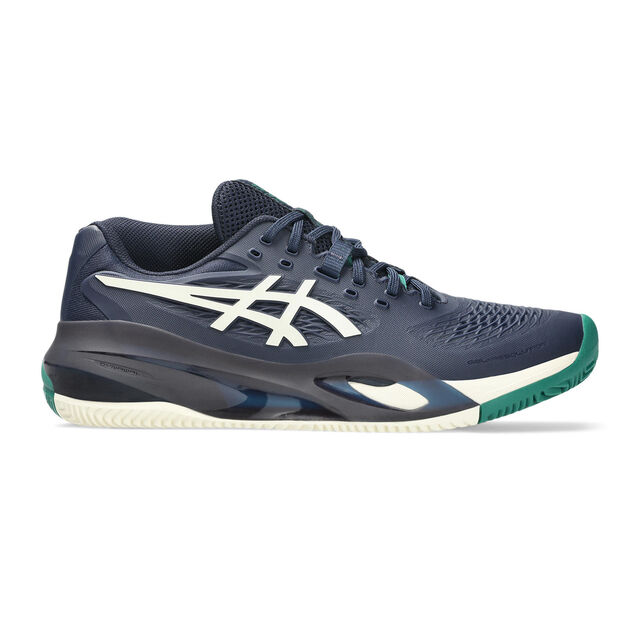 Buy ASICS Gel-Resolution X Clay Court Shoe Men Dark Blue, Cream online ...