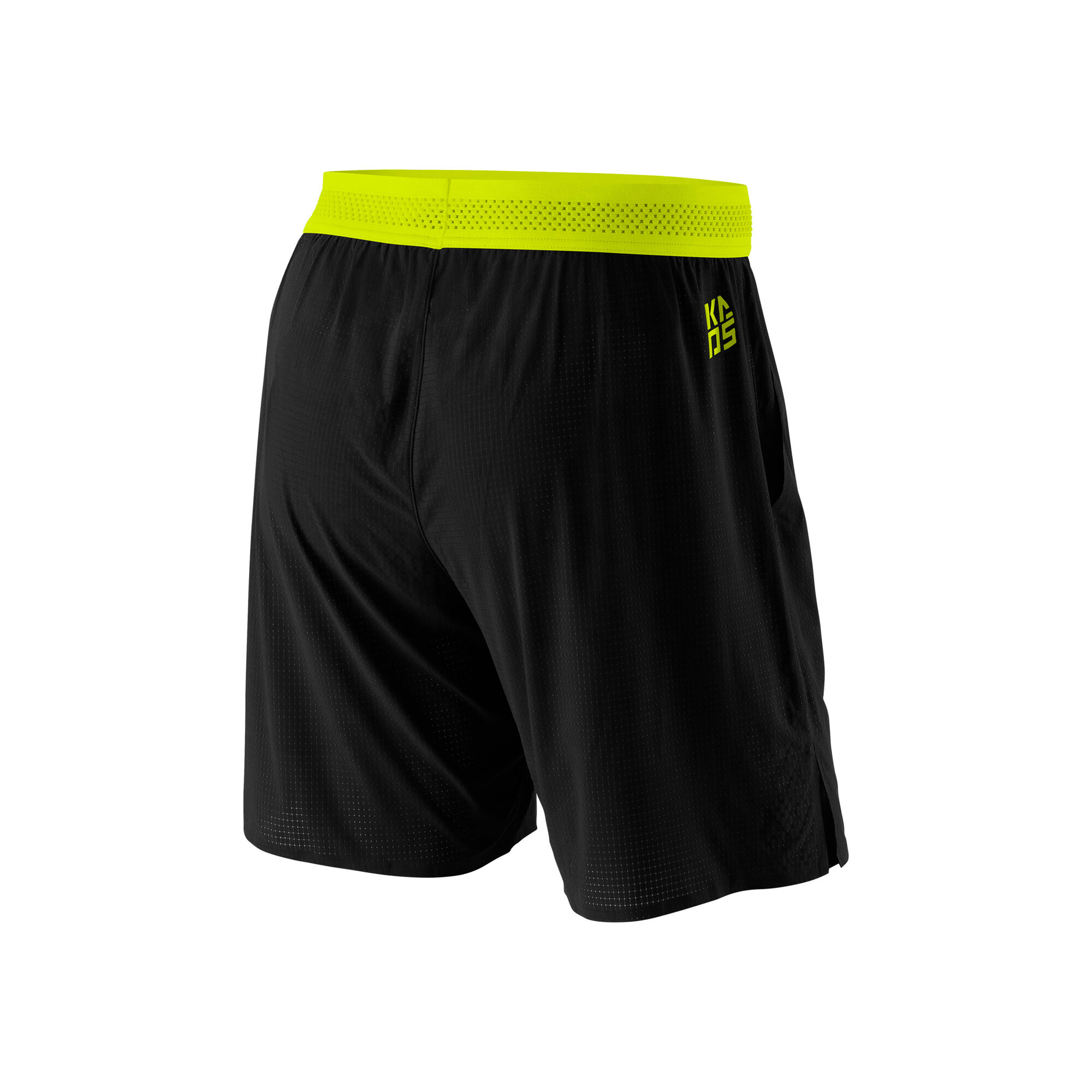 buy Wilson Kaos Mirage 7 Shorts Men - Black, Yellow online | Tennis-Point