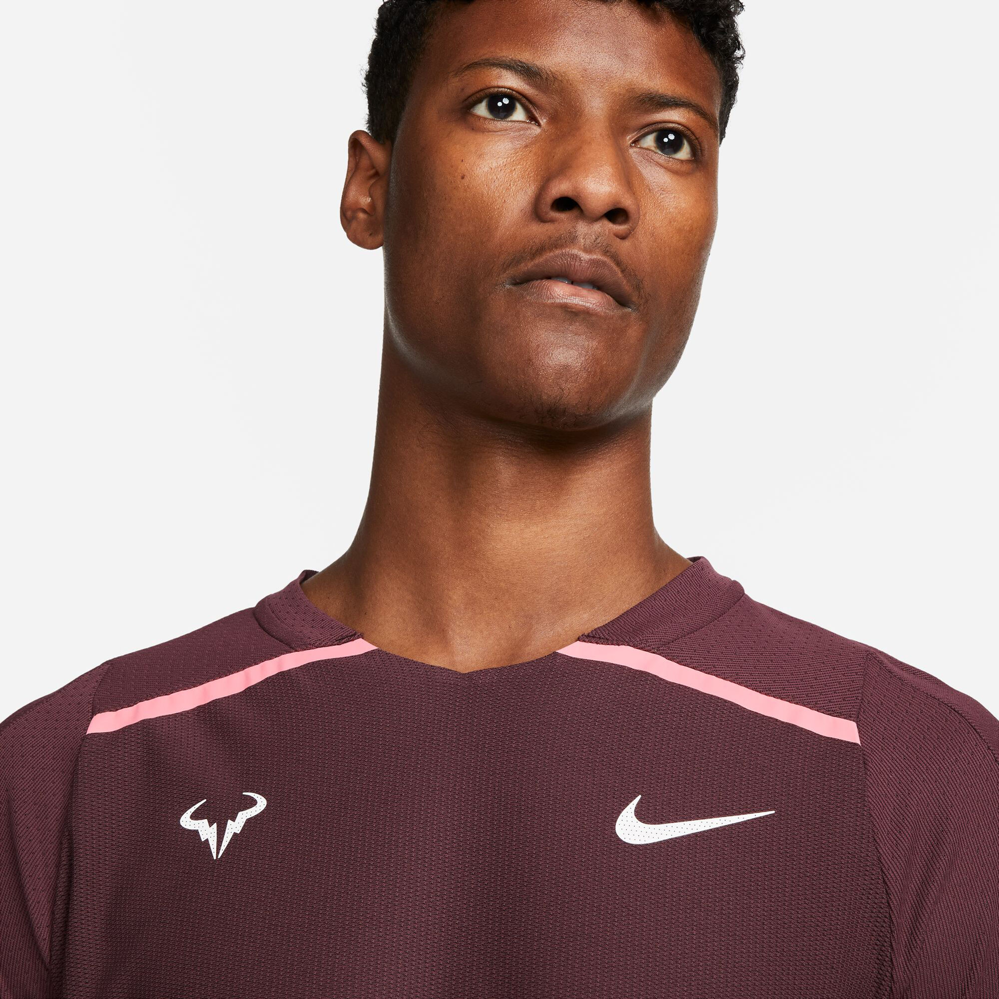 Buy Nike Dri Fit Advantage Rafa T Shirt Men Dark Red Online Tennis Point Com