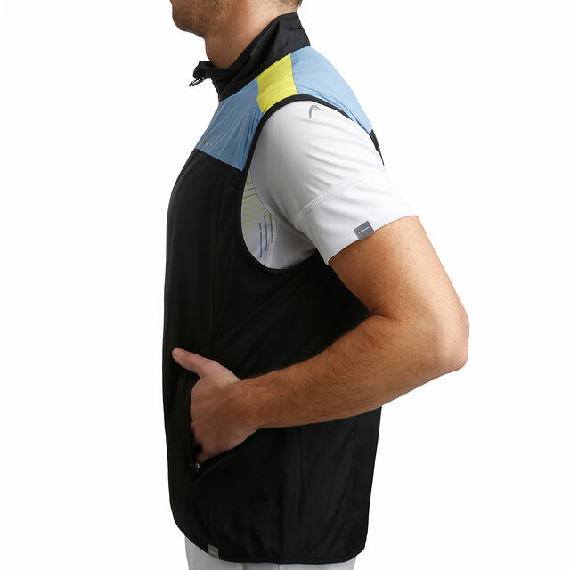 Buy HEAD Endurance Vest Men Black, Light Blue online | Tennis Point COM