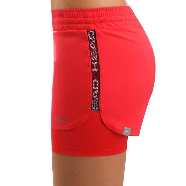 buy HEAD Advantage Shorts Women - Lightred, Black online | Tennis-Point