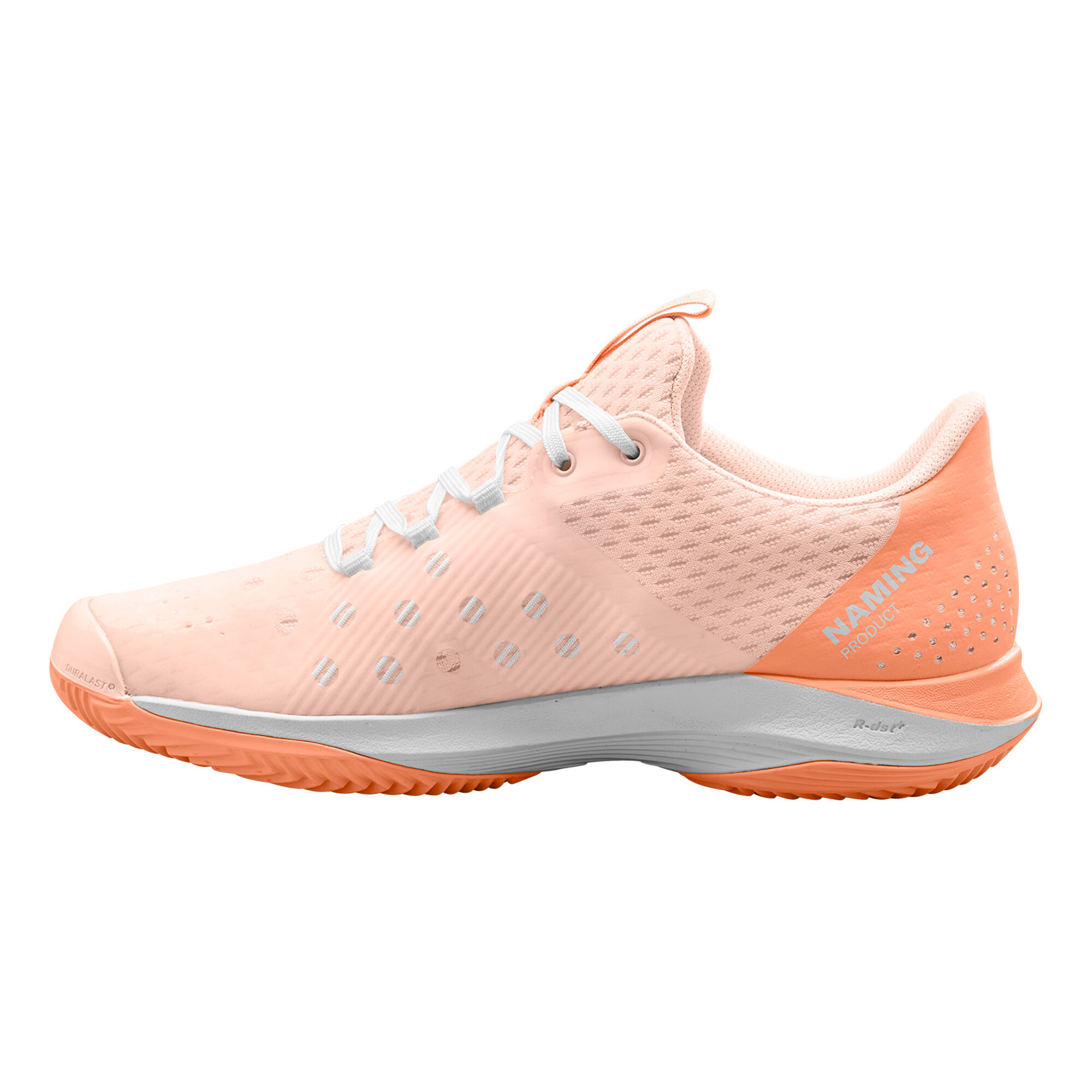 Buy Wilson Hurakn Padel Shoe Women Orange Coral Online Tennis Point Com