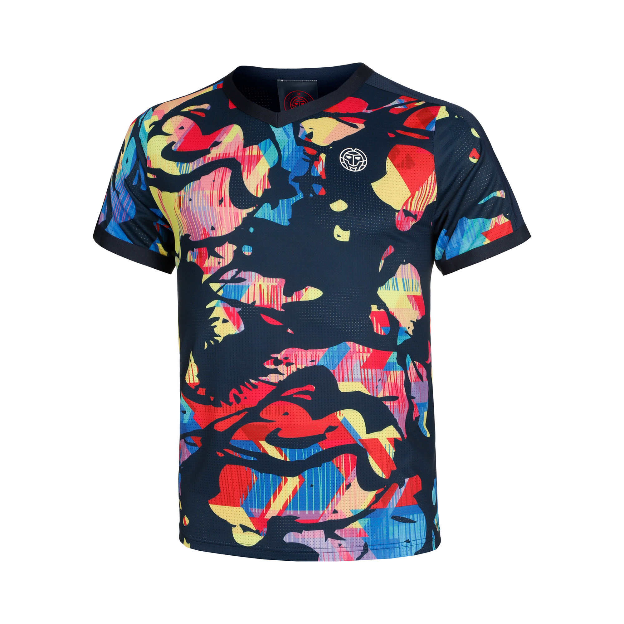 Buy BIDI BADU Wild Arts V-Neck T-Shirt Boys Dark Blue, Multicoloured online | Tennis Point COM