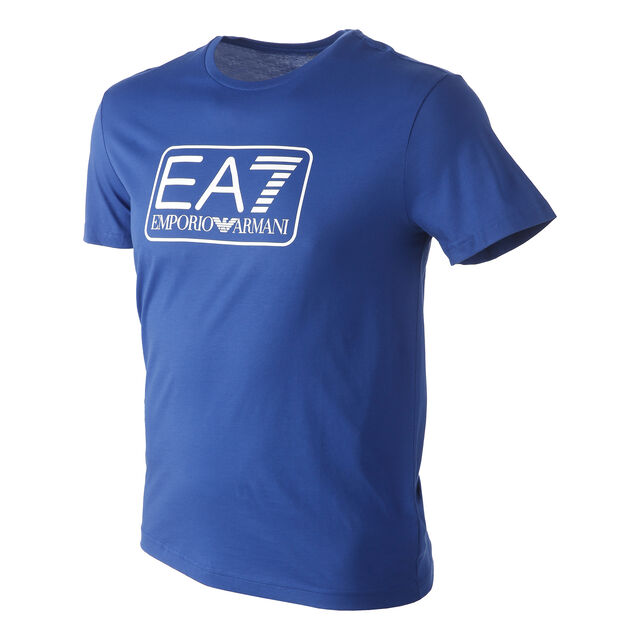 buy EA7 T-Shirt Men - Blue, White online | Tennis-Point